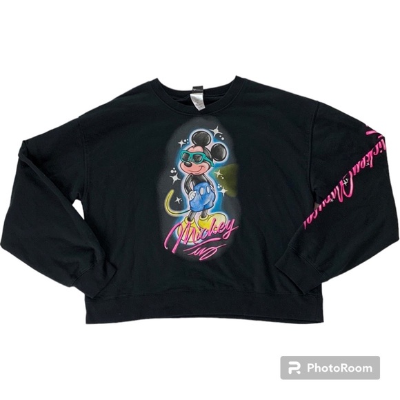 Disney | Sweaters | Mickey Mouse Crew Neck Sweater Long Sleeve | Poshmark